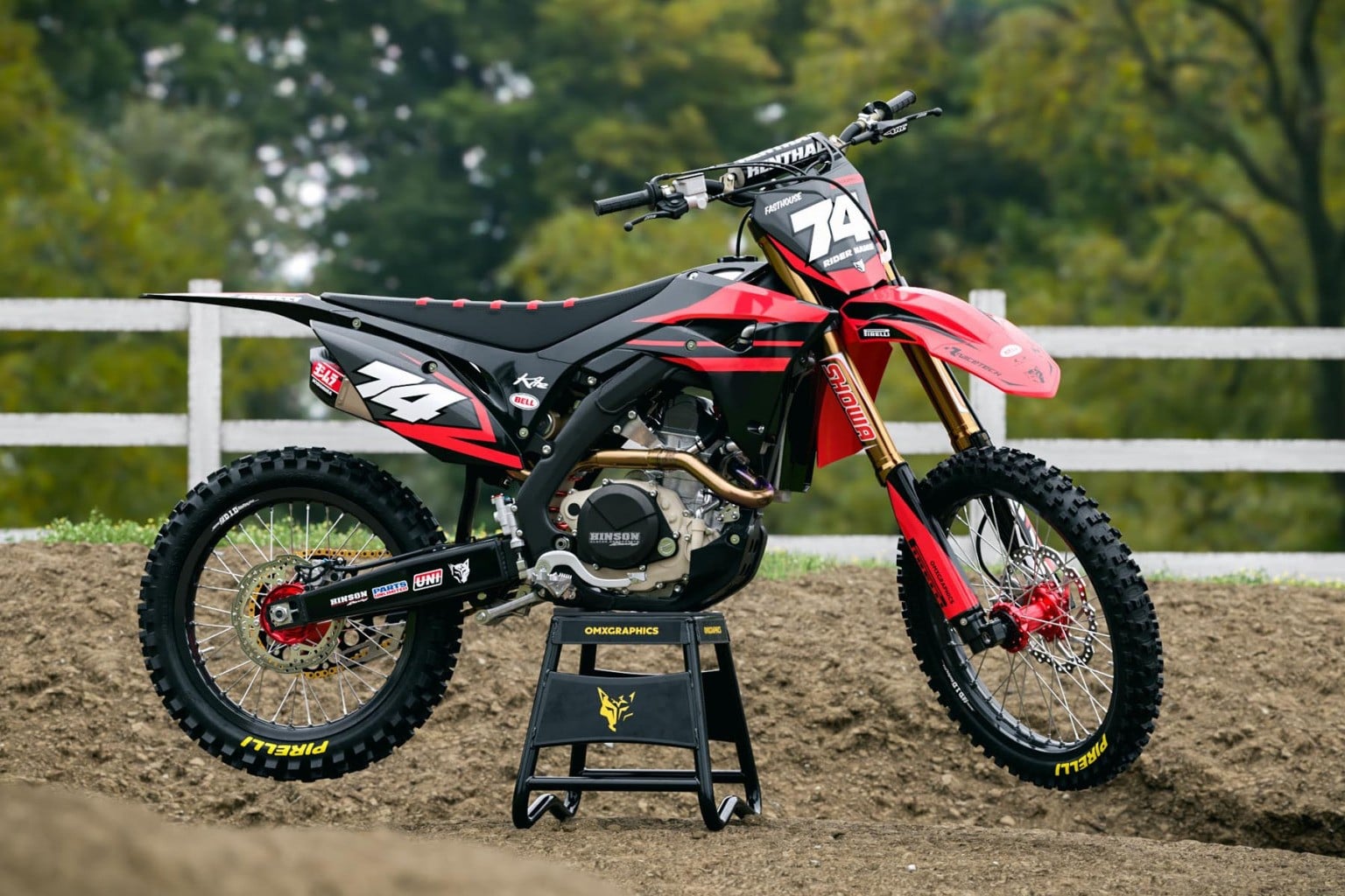 Dirt Bike Graphics Kit For Honda - GANG – Dirt Bike Graphics
