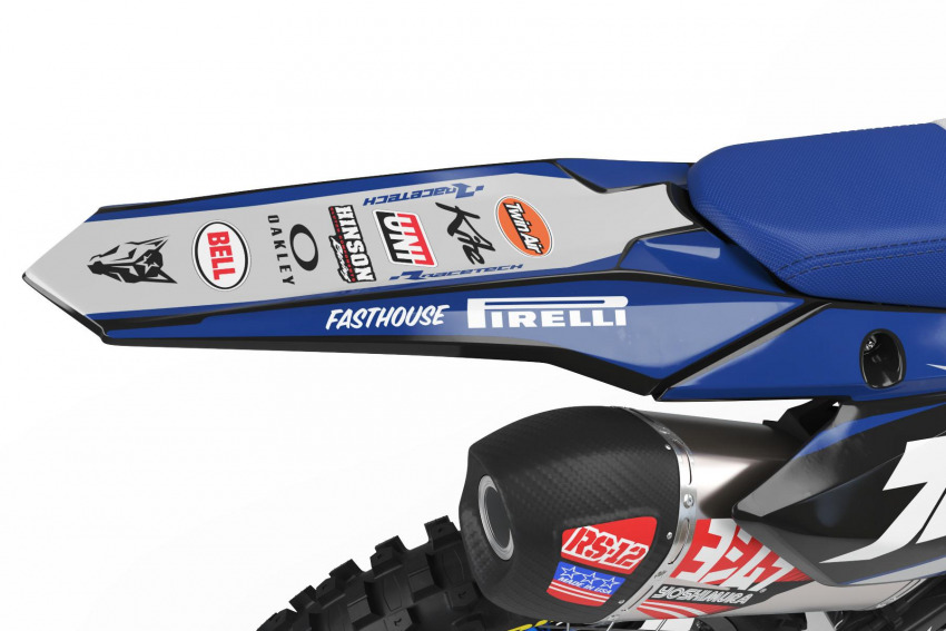 Suzuki GANG Graphics Kit Blue – Dirt Bike Graphics