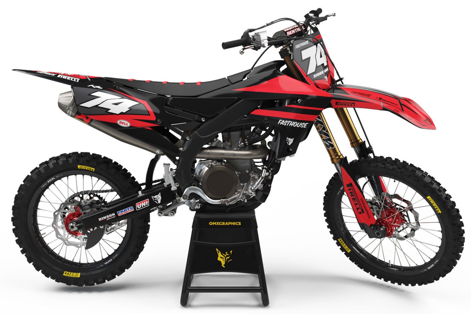 Graphics Kit for Yamaha 'GANG RED' – OMXGraphics – 21 MIL Thick