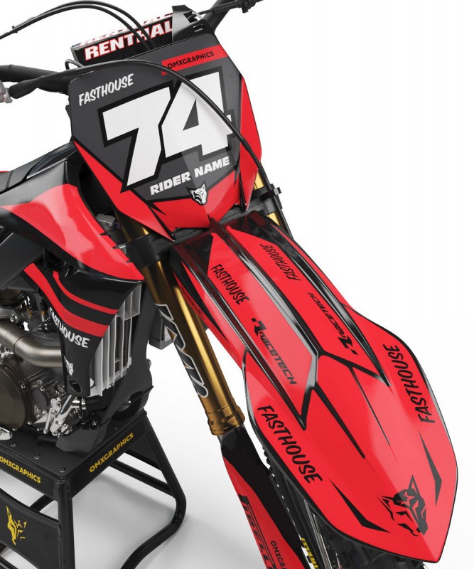 Yamaha GANG Graphics Kit Red – OMXGraphics