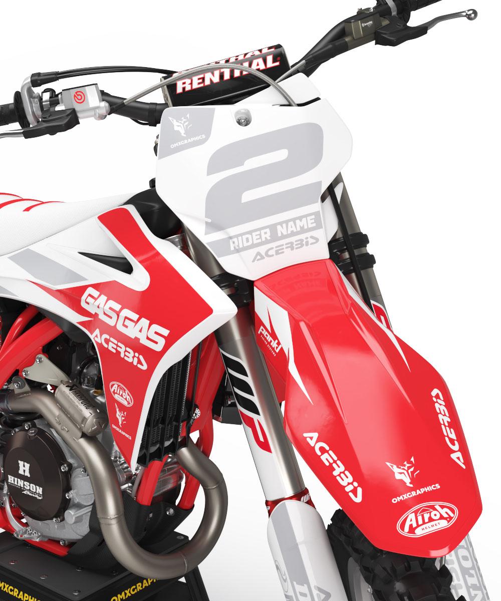 GasGas Dirt Bike Graphics Kit 'Slick' – OMXGraphics