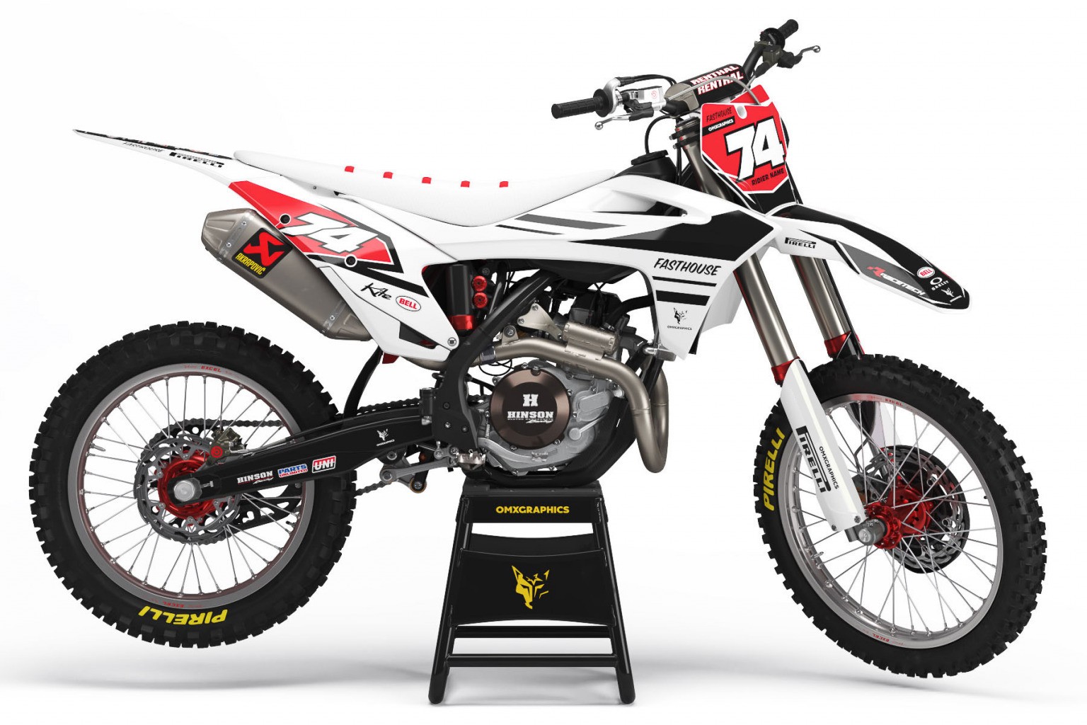 GasGas Motocross Graphics Kit 'Ghost' – OMXGraphics