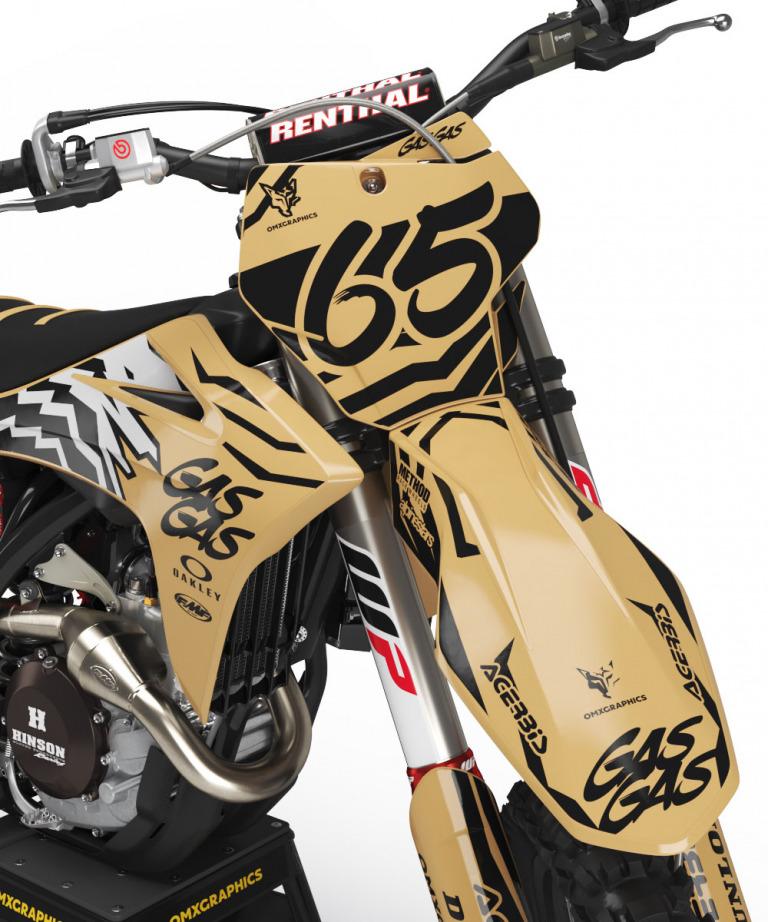 GasGas Motocross Graphics Kit 'Ghost' – OMXGraphics