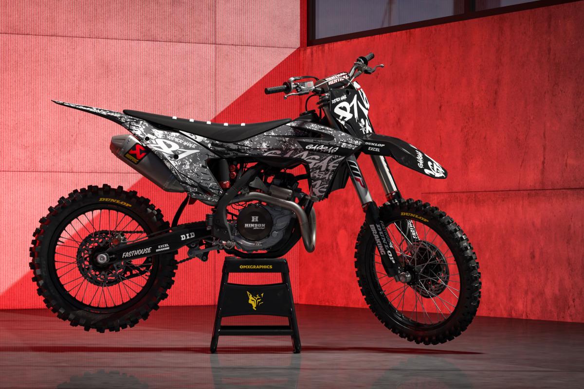 GasGas Motocross Graphics Kit 'Ghost' – OMXGraphics