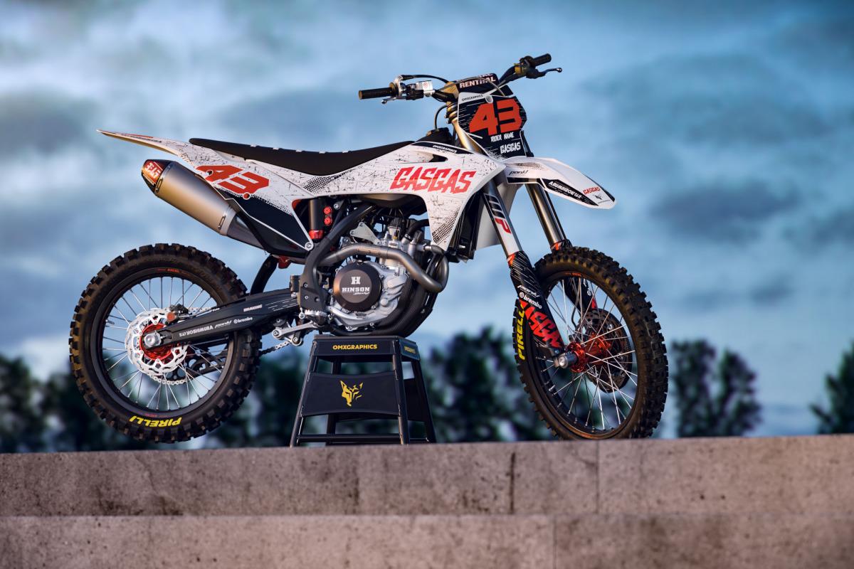 GasGas Dirt Bike Graphics Kit 'Wild' – OMXGraphics