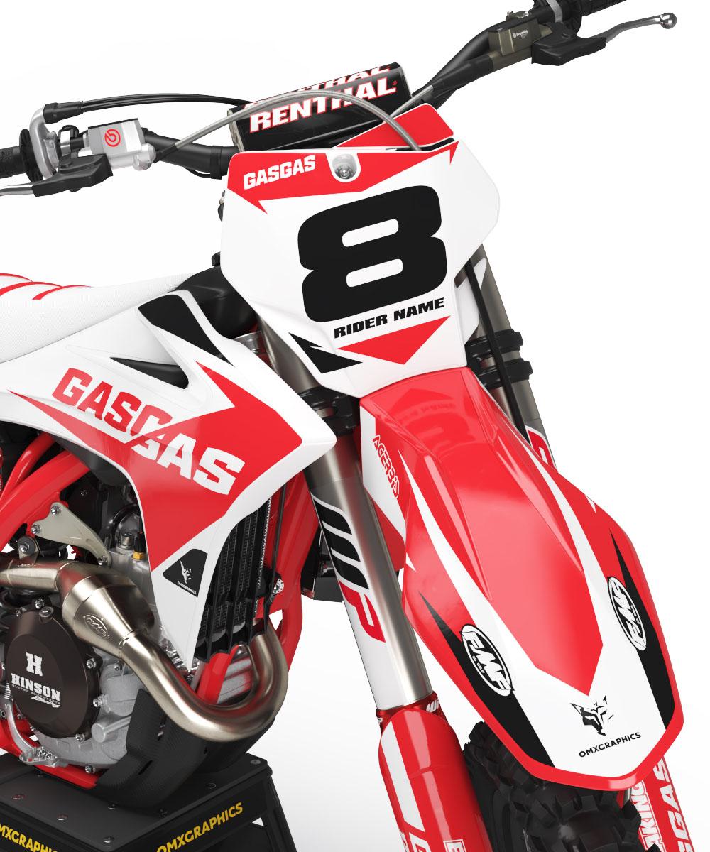 GasGas Motocross Graphics Kit 'Torch' – OMXGraphics