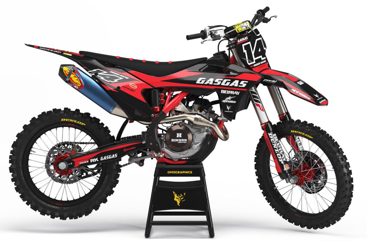 GasGas Mx Graphics Kit 'BOLD' – OMXGraphics - 50+ Custom Designs