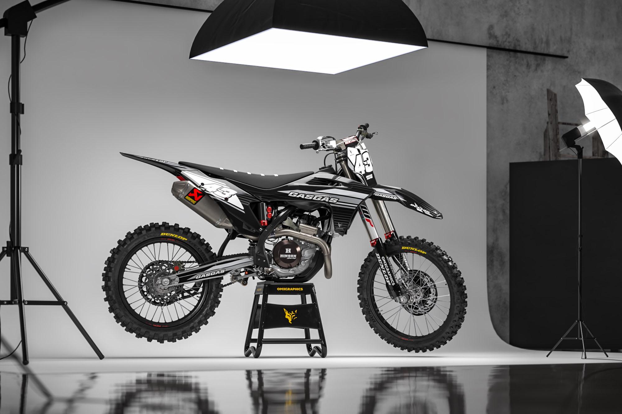 GasGas Motocross Graphics Kit 'Torch' – OMXGraphics