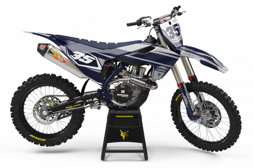 Husqvarna Graphics Kit 'RAZOR' – OMXGraphics - Free Customisation