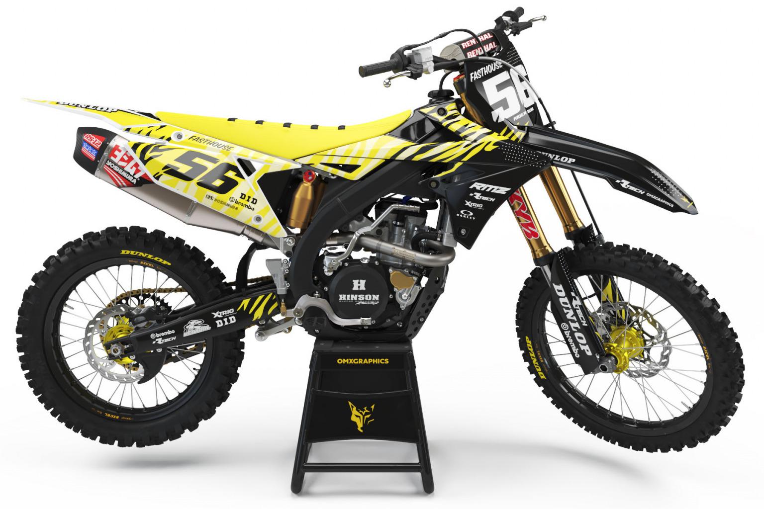Suzuki Mx Graphics Kit 'WILD' – OMXGraphics – Express Delivery