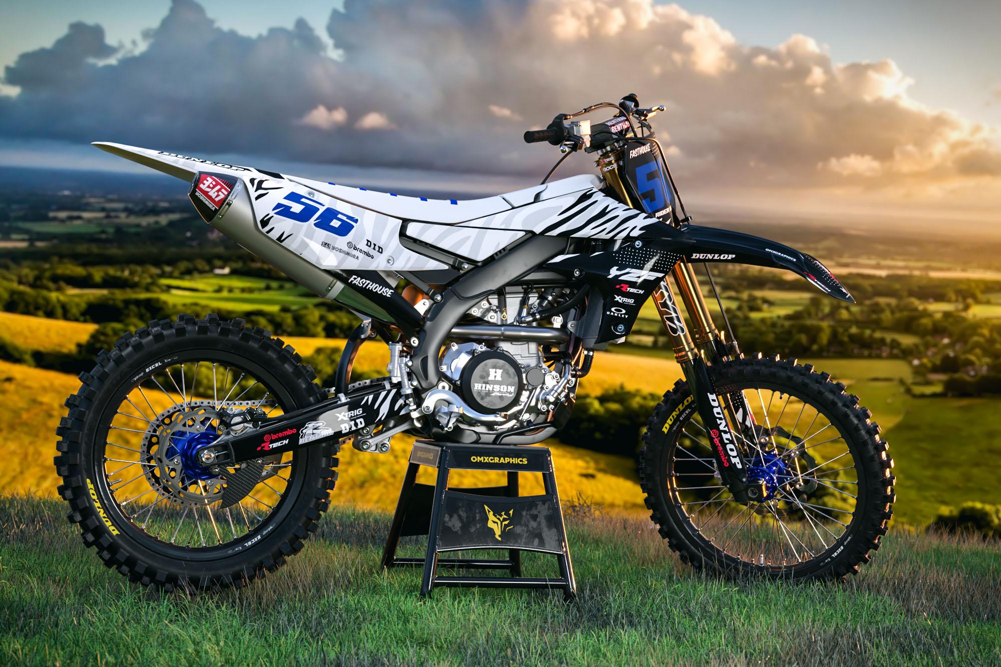 Yamaha Mx Graphics Kit WILD OMXGraphics 21 MIL Thick Yamaha Mx Graphics Kit WILD OMXGraphics 21 MIL Thick
