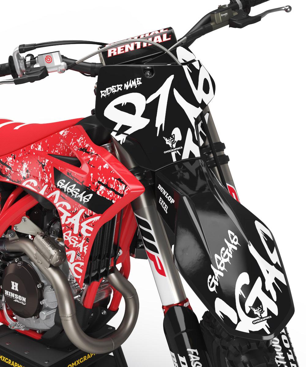 GasGas Graphics Kit 'REBEL' – OMXGraphics - Free Customisation