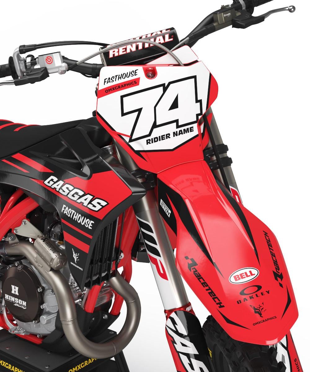 Custom GasGas Graphics Kit 'GANG' – OMXGraphics