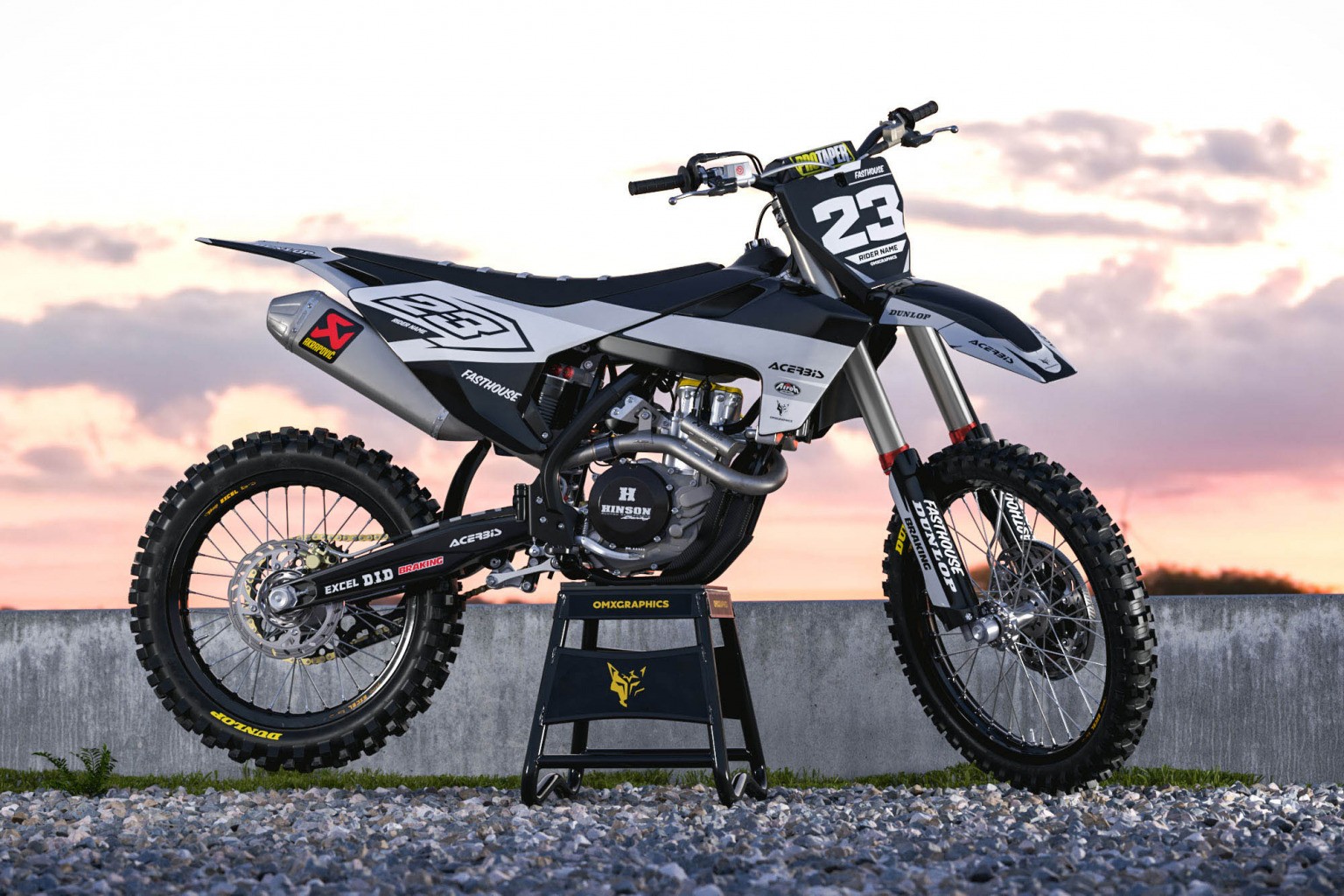 Husqvarna BANDIT 2 Graphics Kit – Dirt Bike Graphics