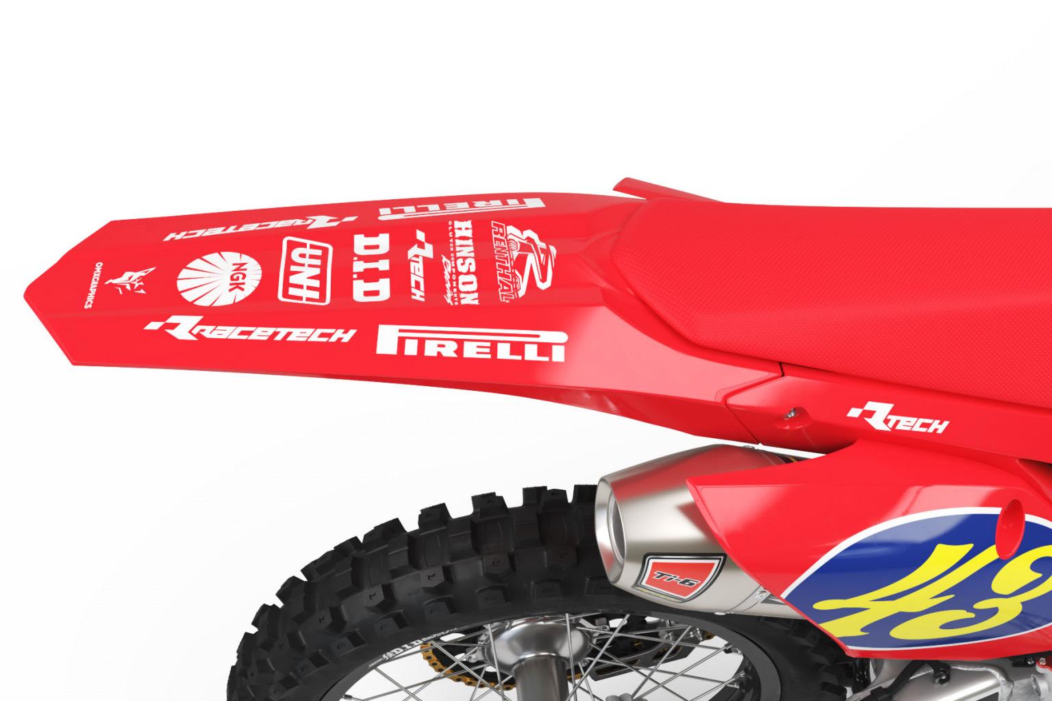 Dirt Bike Graphics Kit For Honda - RETRO – OMXGraphics