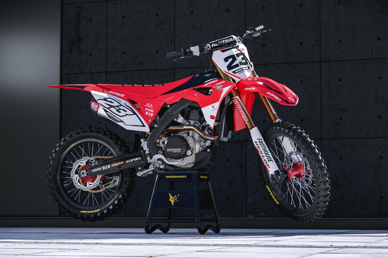 Dirt Bike Graphics Kit For Honda – BANDIT – OMXGraphics