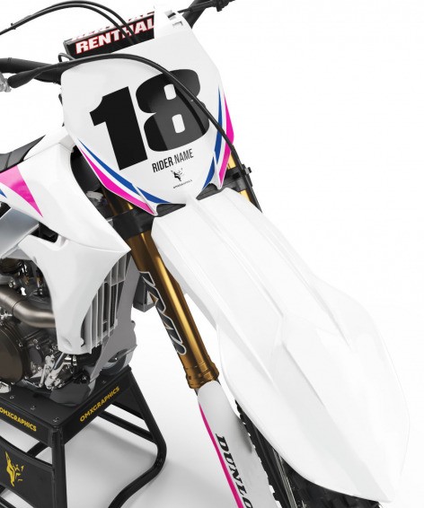 Yamaha RETRO Graphics Kit – Dirt Bike Graphics