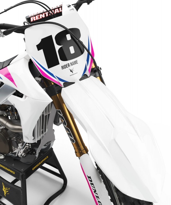 Yamaha RETRO Graphics Kit – Dirt Bike Graphics