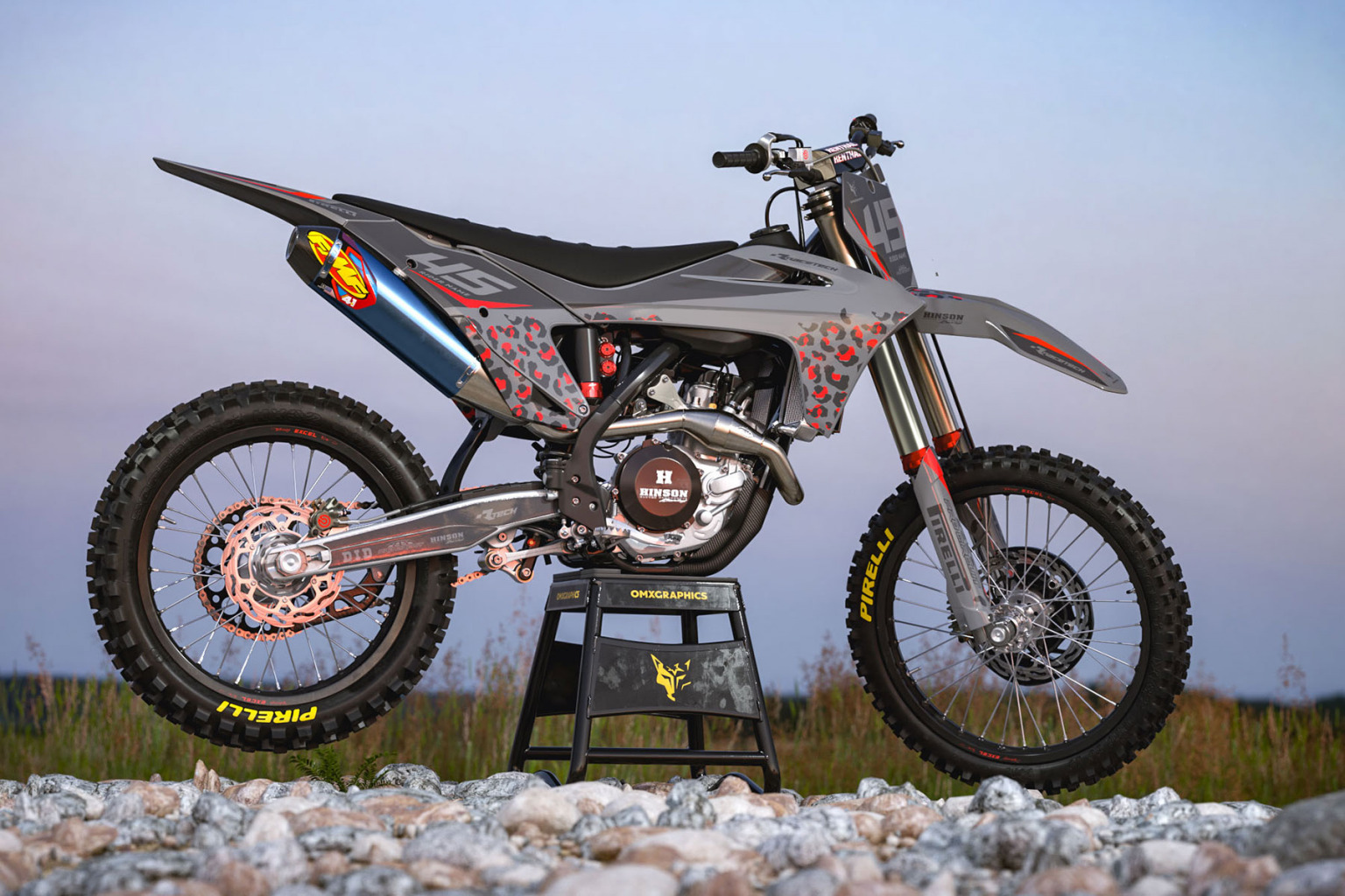 GasGas AMUR Graphics Kit Grey – OMXGraphics