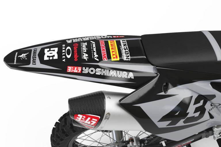 Custom Kawasaki Graphics Kit 'VANDAL' Grey – OMXGraphics Custom Kawasaki Graphics Kit 'VANDAL' Grey – OMXGraphics