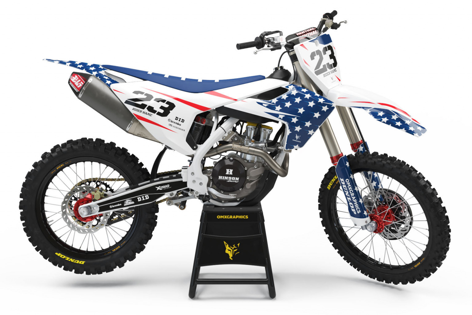 Custom Graphics Kit For Husqvarna 'NATION' – OMXGraphics