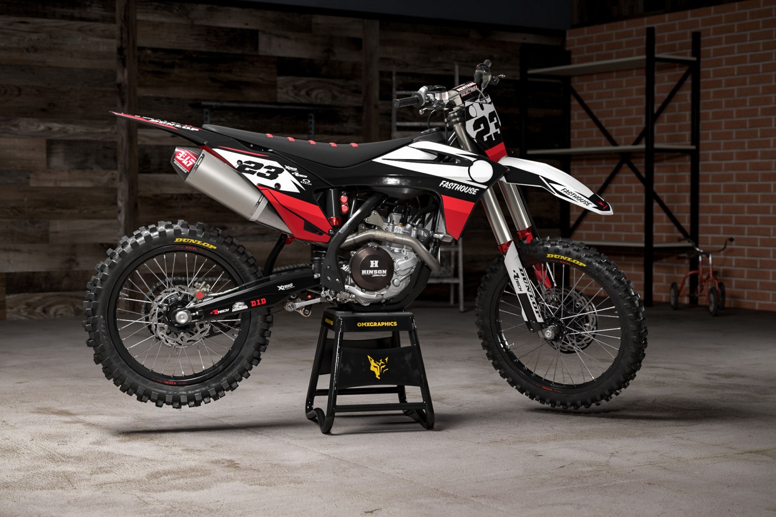 GasGas UNION Graphics Kit Black Red – OMXGraphics