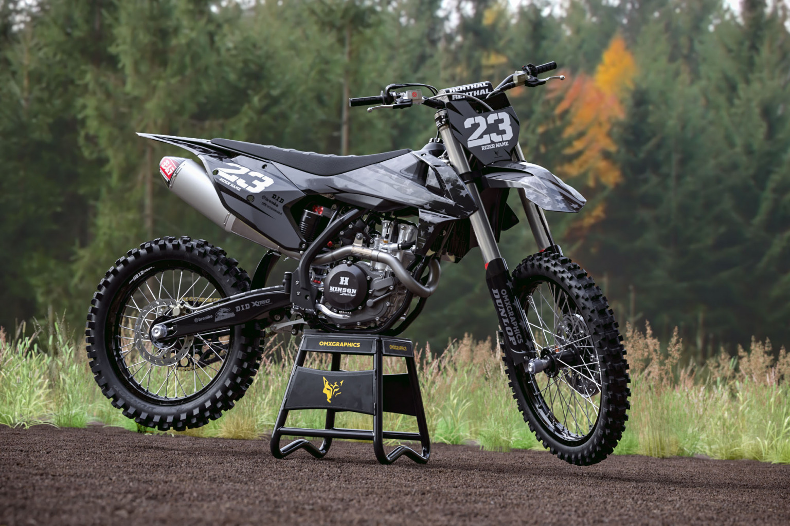 KTM NATION Graphics Kit Dark All Models – OMXGraphics