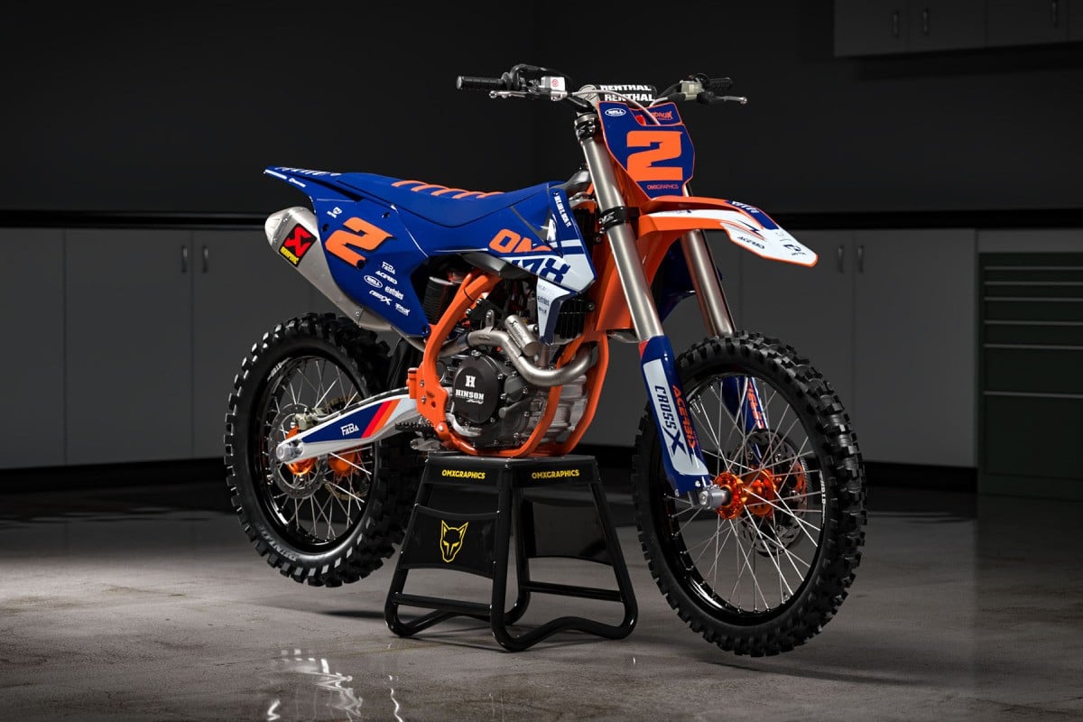 KTM CORSA Graphics Kit Blue – OMXGraphics