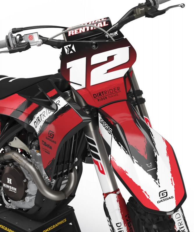 GasGas Graphics Kit 'TORN' – 21 MIL Thick Graphics