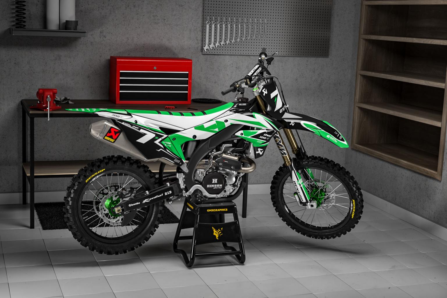 Kawasaki THUNDER Graphics Kit – OMXGraphics