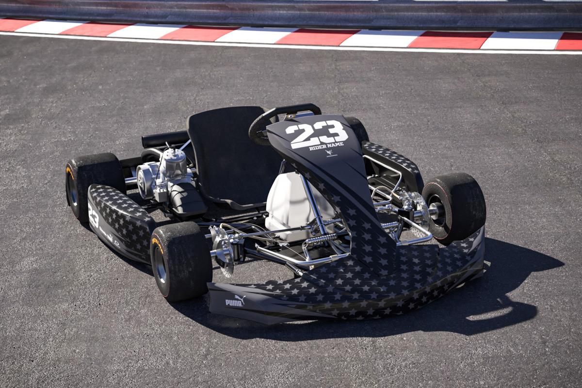 Go Kart Graphics Kit 'LEGACY' Dark – OMXGraphics