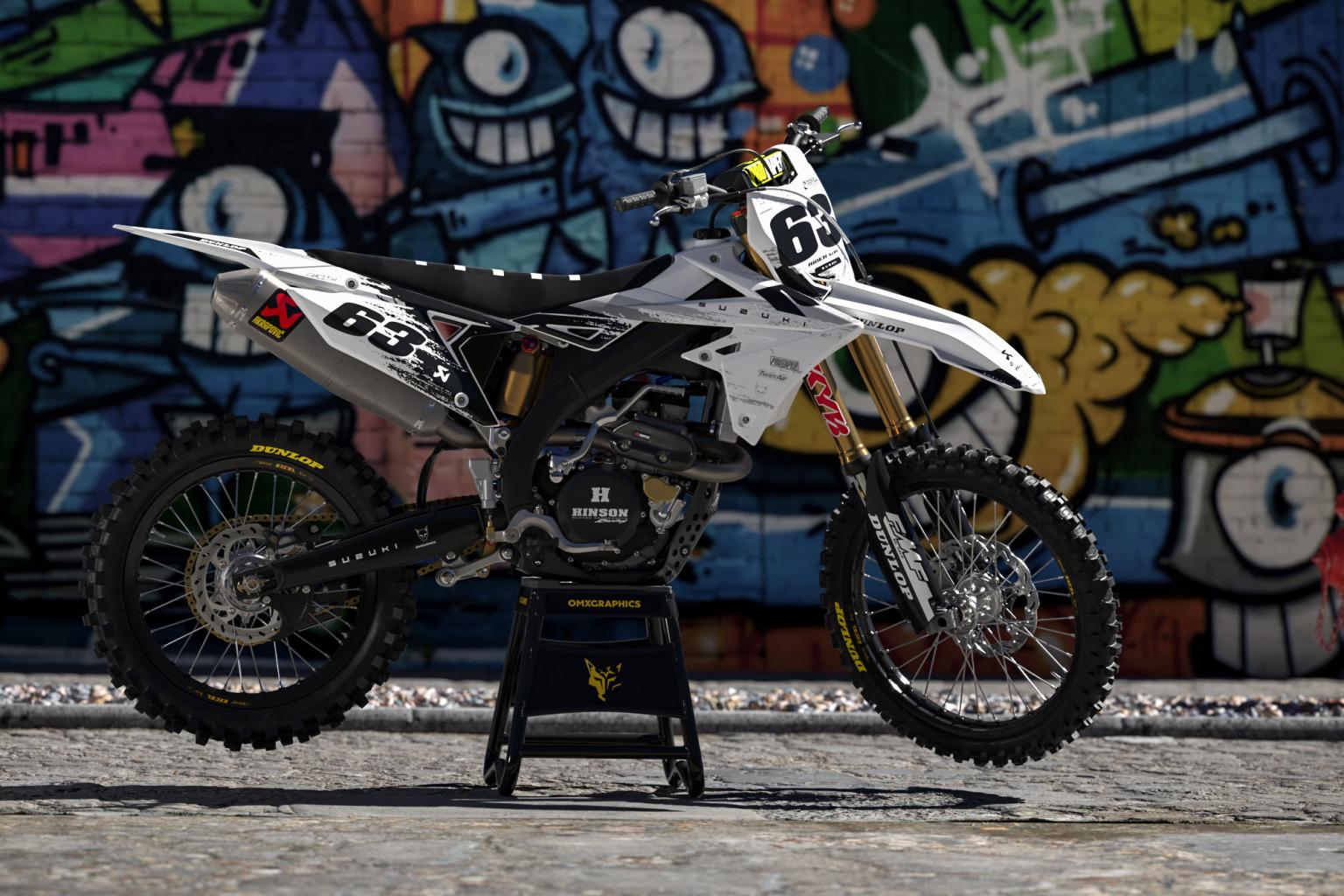 Suzuki HANGOUT Graphics Kit Light Grey – OMXGraphics