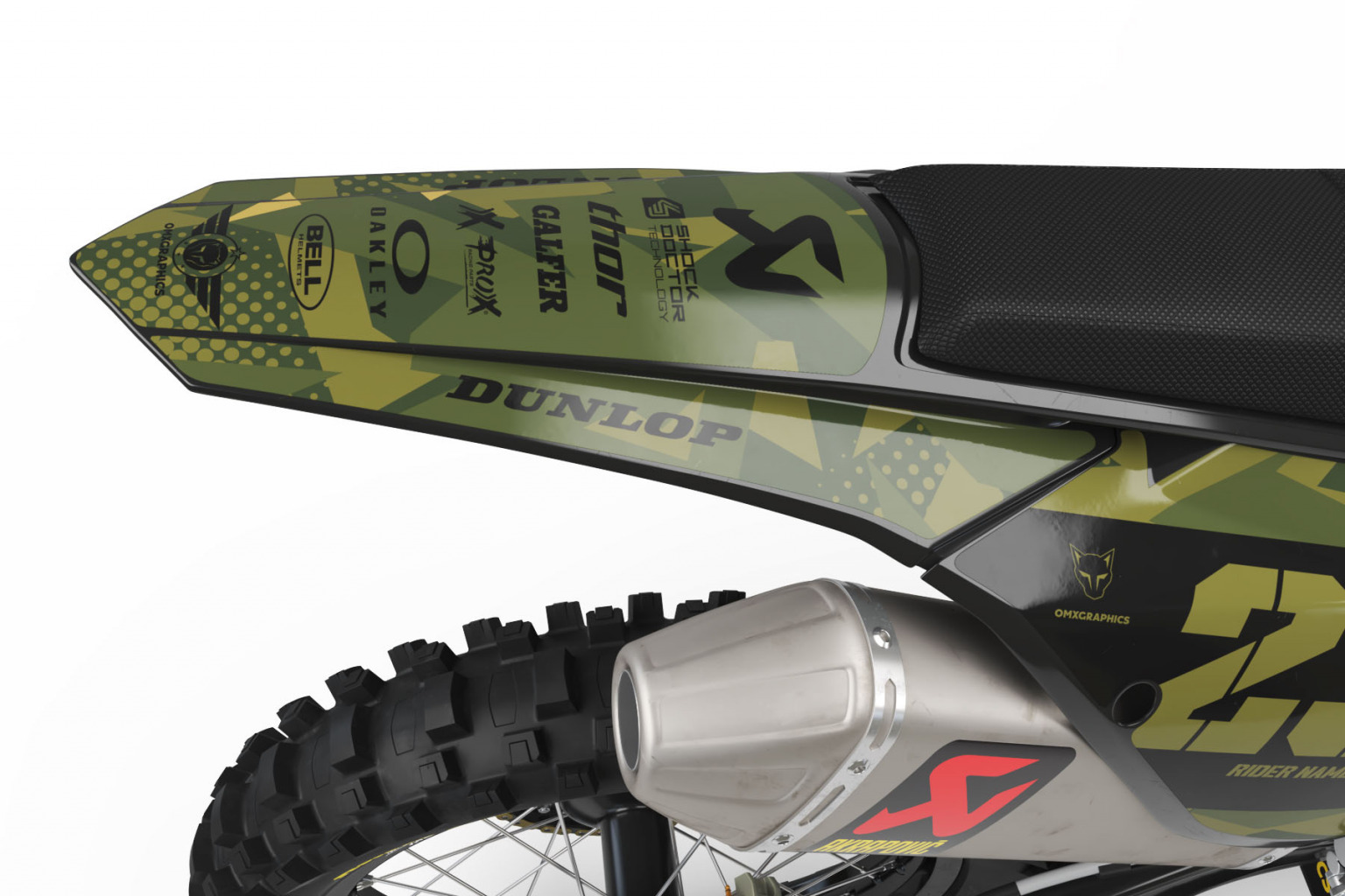 KTM ARMY Graphics Kit Camo – OMXGraphics