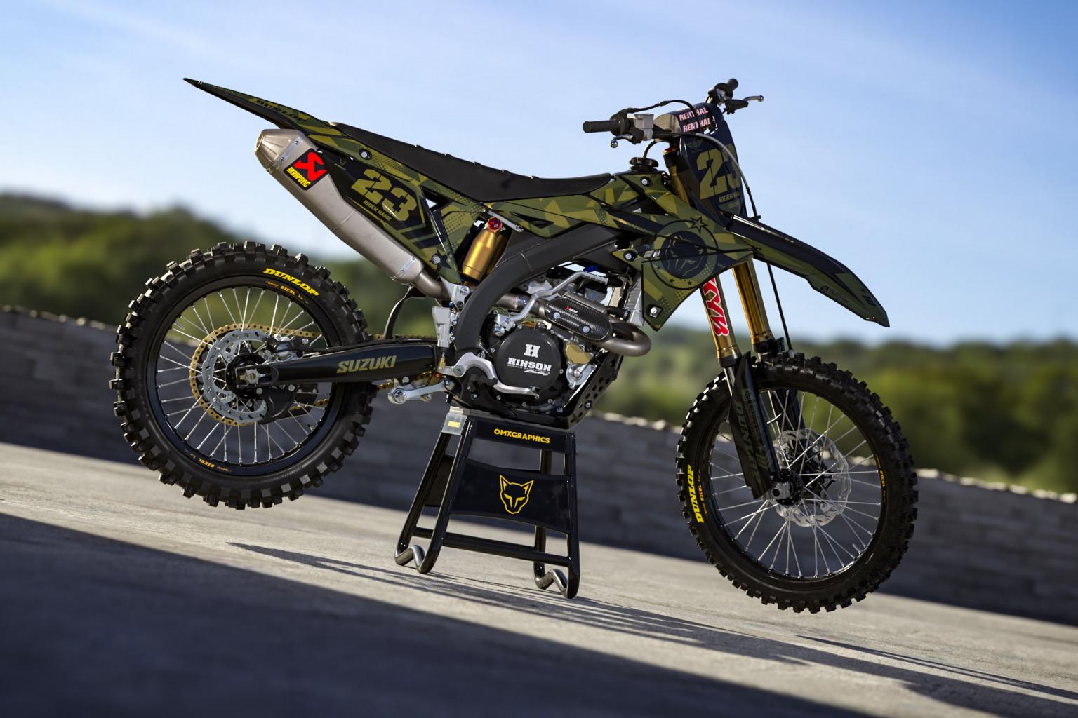 Suzuki ARMY Graphics Kit Camo – OMXGraphics