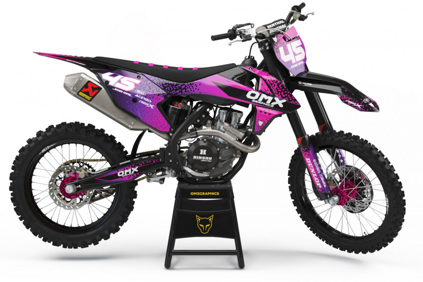 Graphics for KTM 'PIXEL' Pink – OMXGraphics - Fully Customisable
