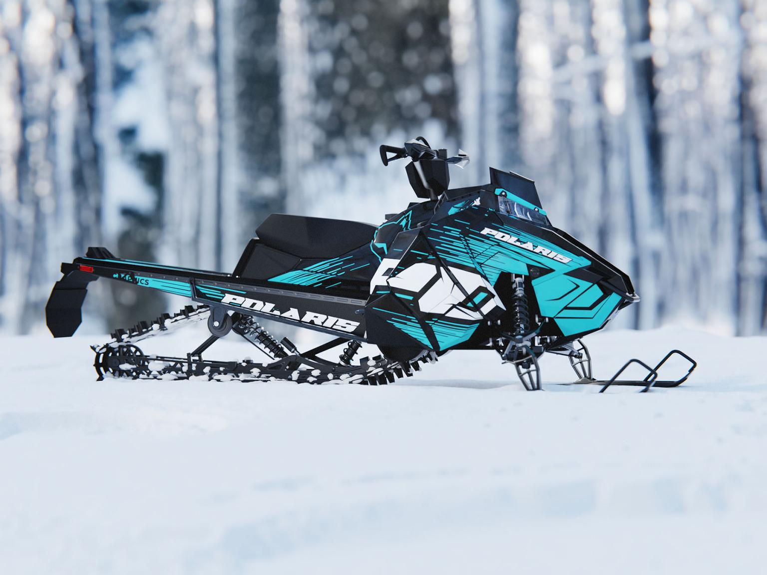 Sled Wrap 'Comet' Sky Blue – OMXGraphics - Fully Customisable