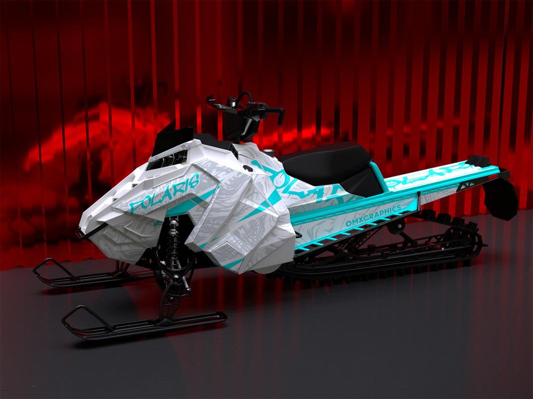 Sled Wrap 'Snowstorm' – OMXGraphics - Fully Customisable
