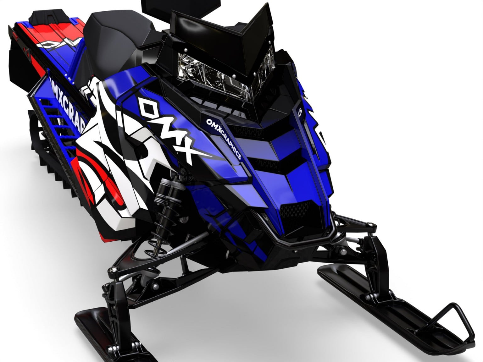 Snowmobile Graphics Kit 'Blast' – Dirt Bike Graphics
