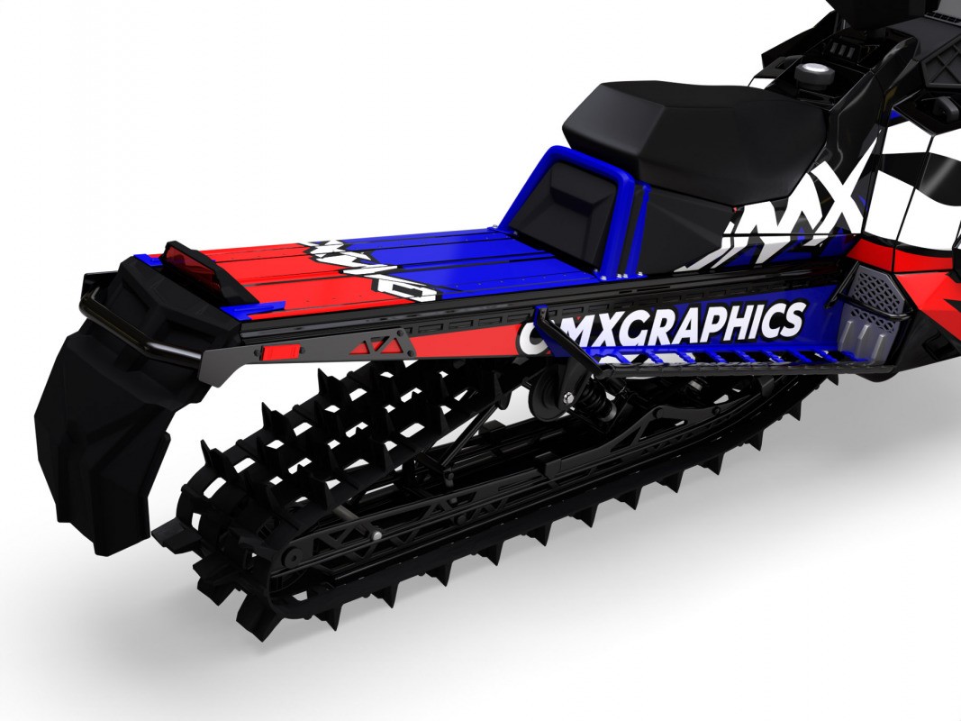 Snowmobile Graphics Kit 'Blast' – Dirt Bike Graphics