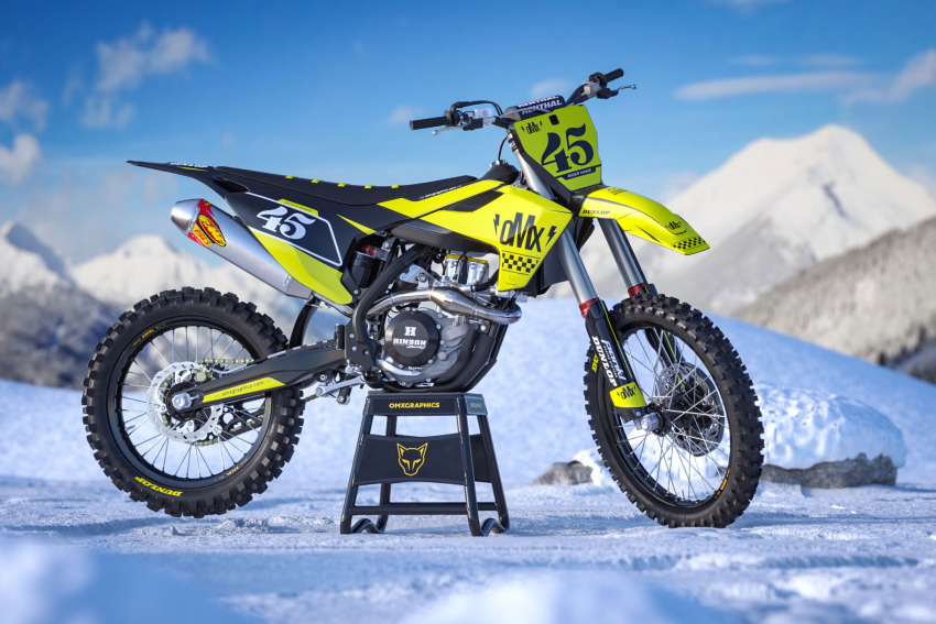 Husqvarna RACE Graphics Kit Yellow – OMXGraphics