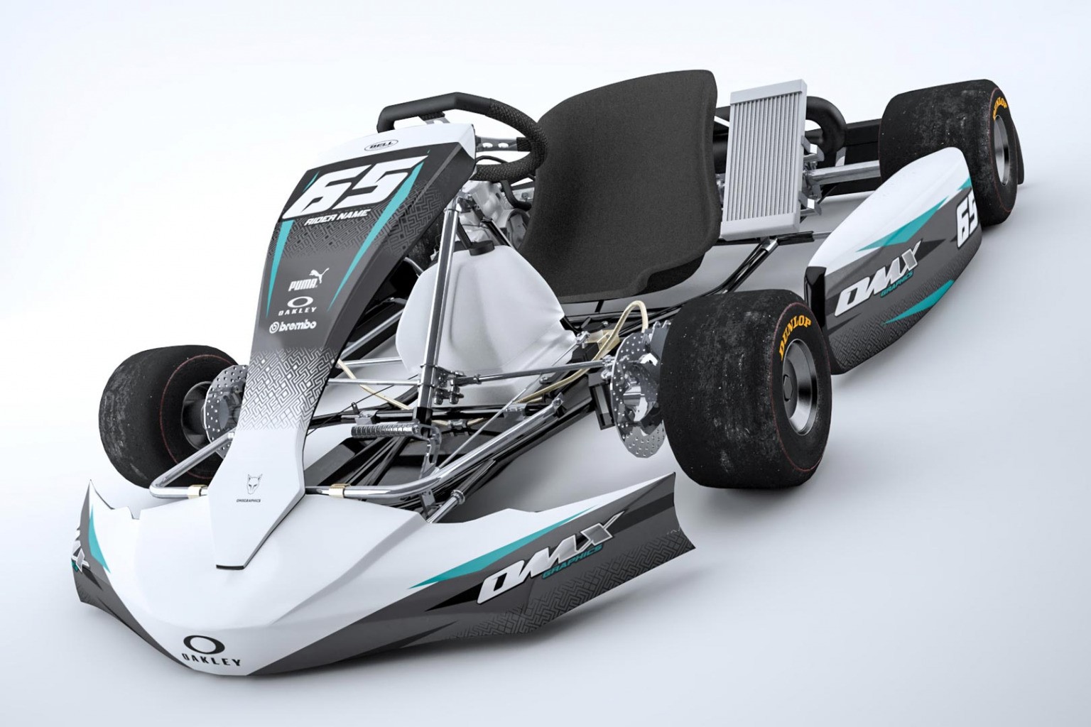 Go Go Kart Graphics Kit 'Amaze' – OMXGraphics - Fully Customisable