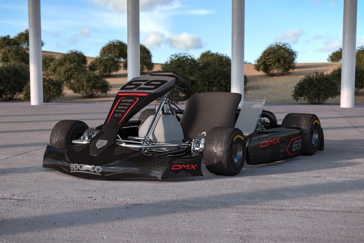 Go Kart Graphics Kit 'Avenger' Red – Dirt Bike Graphics - Fully ...