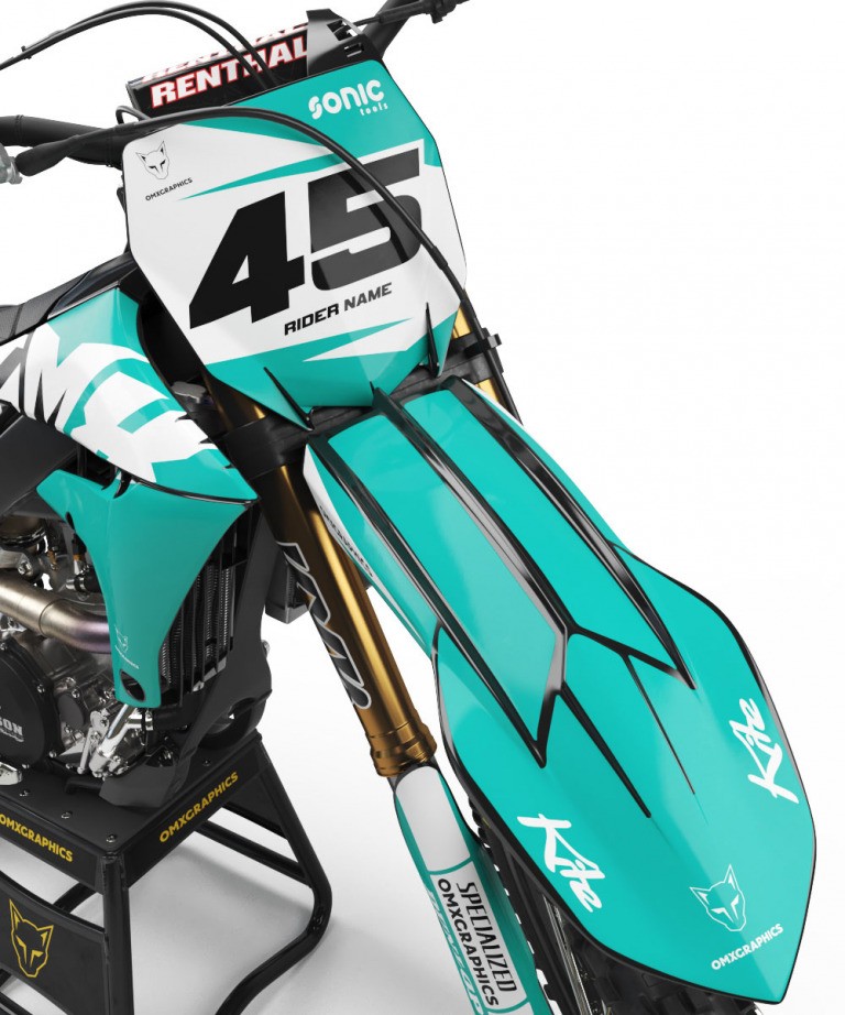 Yamaha LOCAL Graphics Kit Teal Grey – OMXGraphics