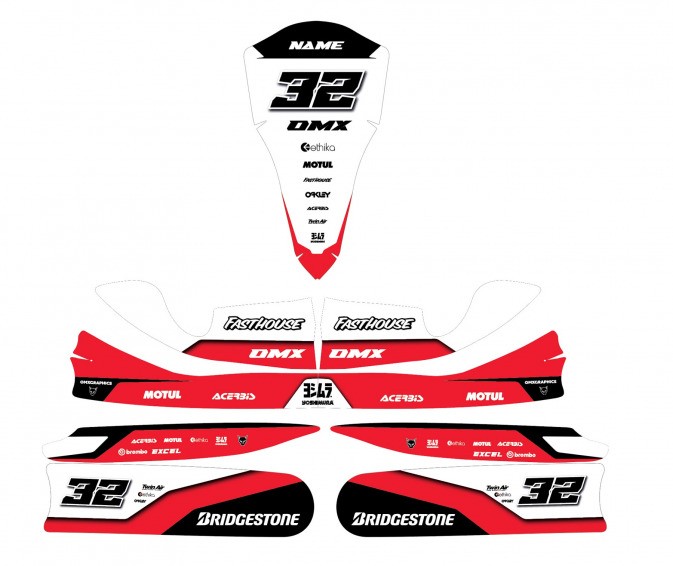 Arrow Kart Graphics - OMXGraphics - Go Kart Decals and Stickers