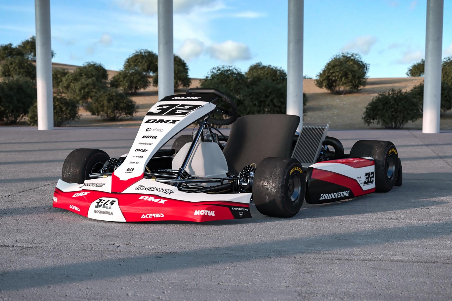 Arrow Kart Graphics - OMXGraphics - Go Kart Decals and Stickers