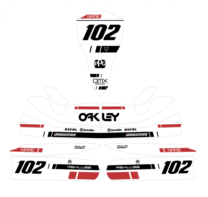 Go Kart Graphics Kit ‘Split’ – OMXGraphics