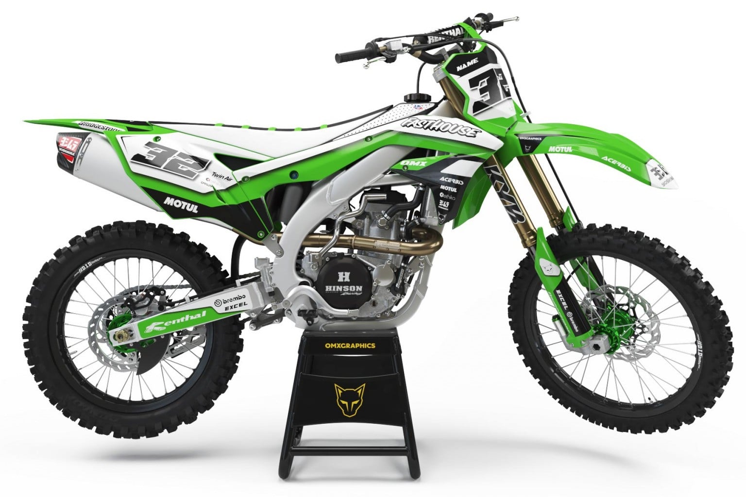 Kawasaki KLX 110 Graphics - KX KLX KXF 50 65 85 250 450