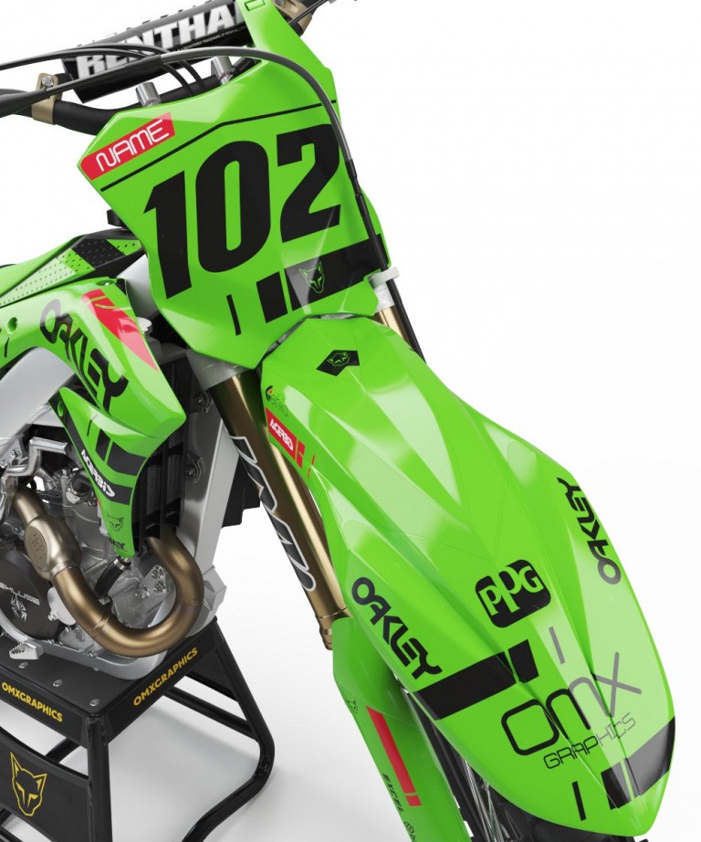 Kawasaki SPLIT Graphics Kit – OMXGraphics