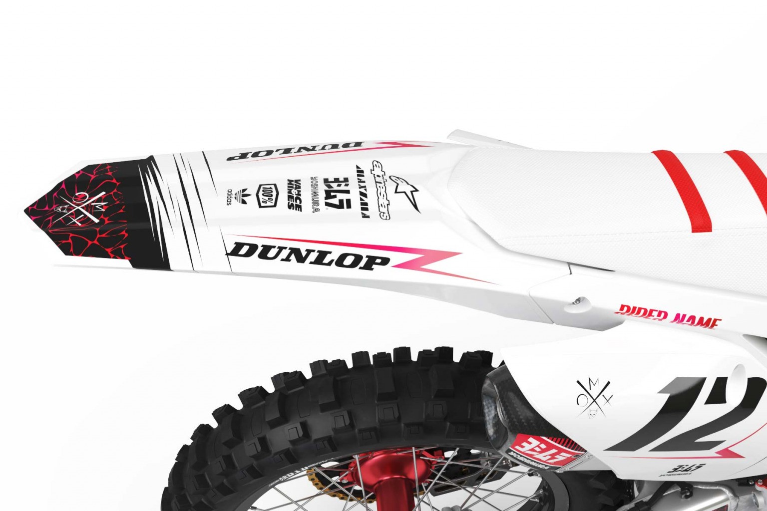Dirt Bike Graphics Kit For Honda - RIVAL – OMXGraphics