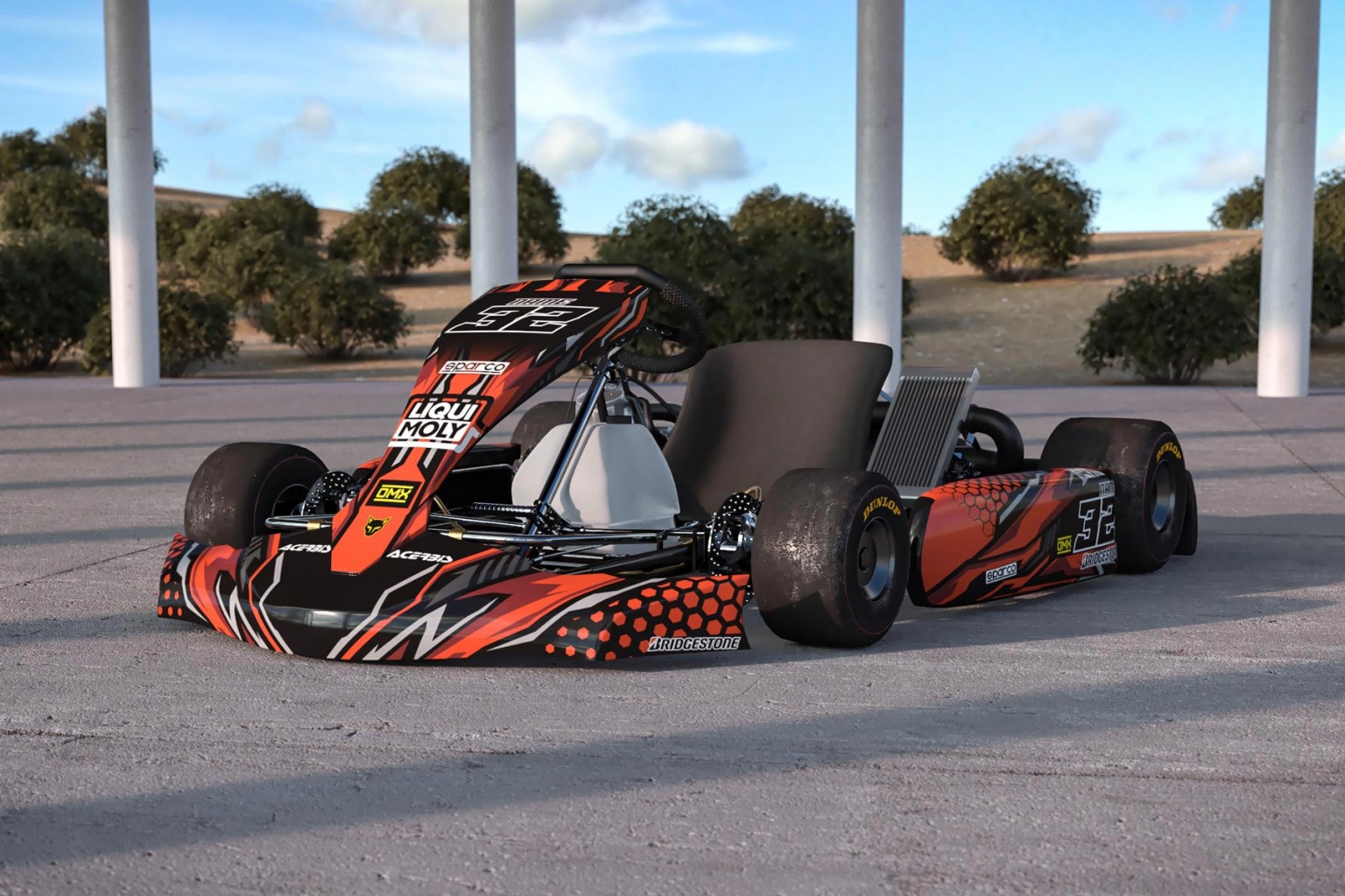 Go Kart Graphics Kit 'Combo' – OMXGraphics